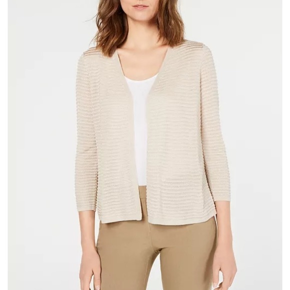 Alfani | Sweaters | Alfani Nwt Openfront Ribbed Cardigan | Poshmark
